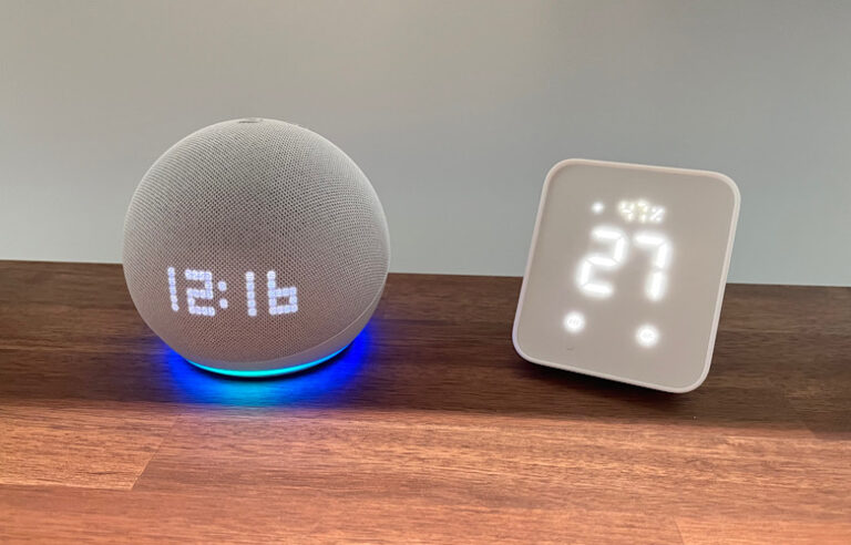 Echo Dot 5 with clockレビュー！デスク上のスマートスピーカーはこれ一択！SwitchBotとの連携は快適そのもの | mitsu-blog