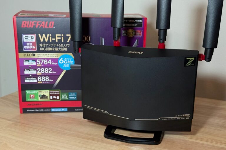 BUFFALO WXR9300BE6Pレビュー！未来のWi-Fi、今ここに。Wi-Fi 7の衝撃 | mitsu-blog
